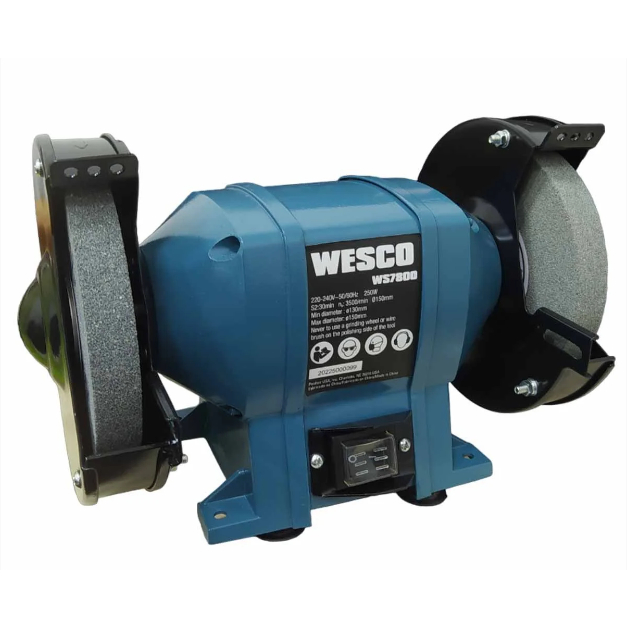 ESMERIL PROFISSIONAL DE BANCADA 150MM - WESCO | Shopee Brasil