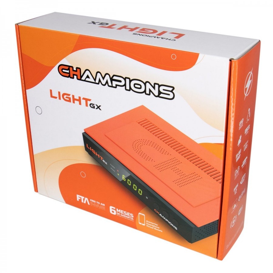 RECEPTOR AZ-AMERICA CHAMPION LIGHT GX PRÓ | Shopee Brasil