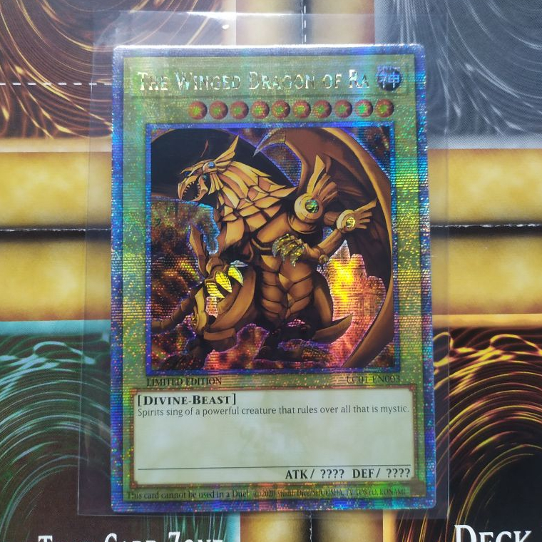 (Misprint) Yugioh - The Winged Dragon of Ra (Quarter Century Secret Rare) LC01-EN003 - Desconto ...