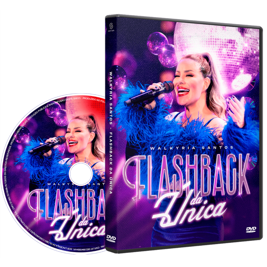 DVD Walkyria Santos - Flashback Da Única (fan-made) | Shopee Brasil