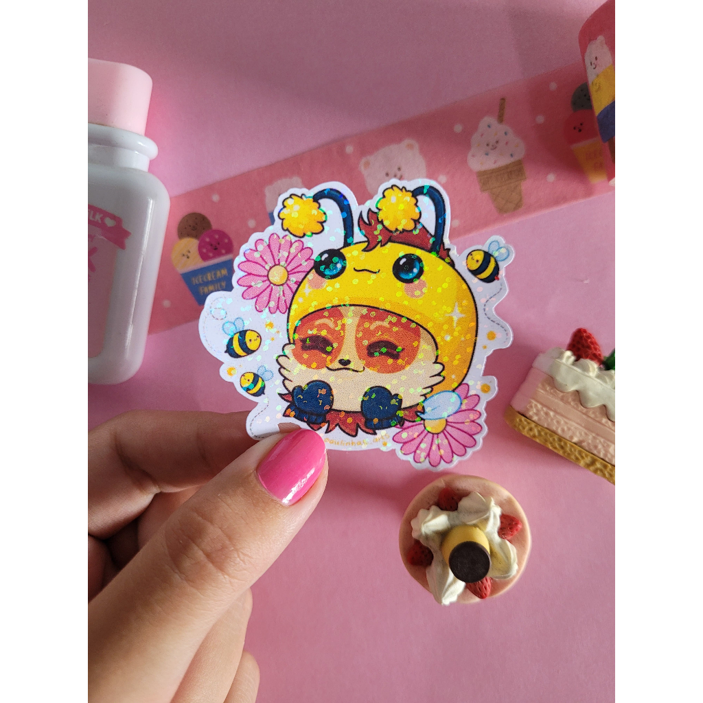 Adesivo League Of Legends Beemo Teemo Abelheemo Sticker Chibi Fofo Lol Shopee Brasil