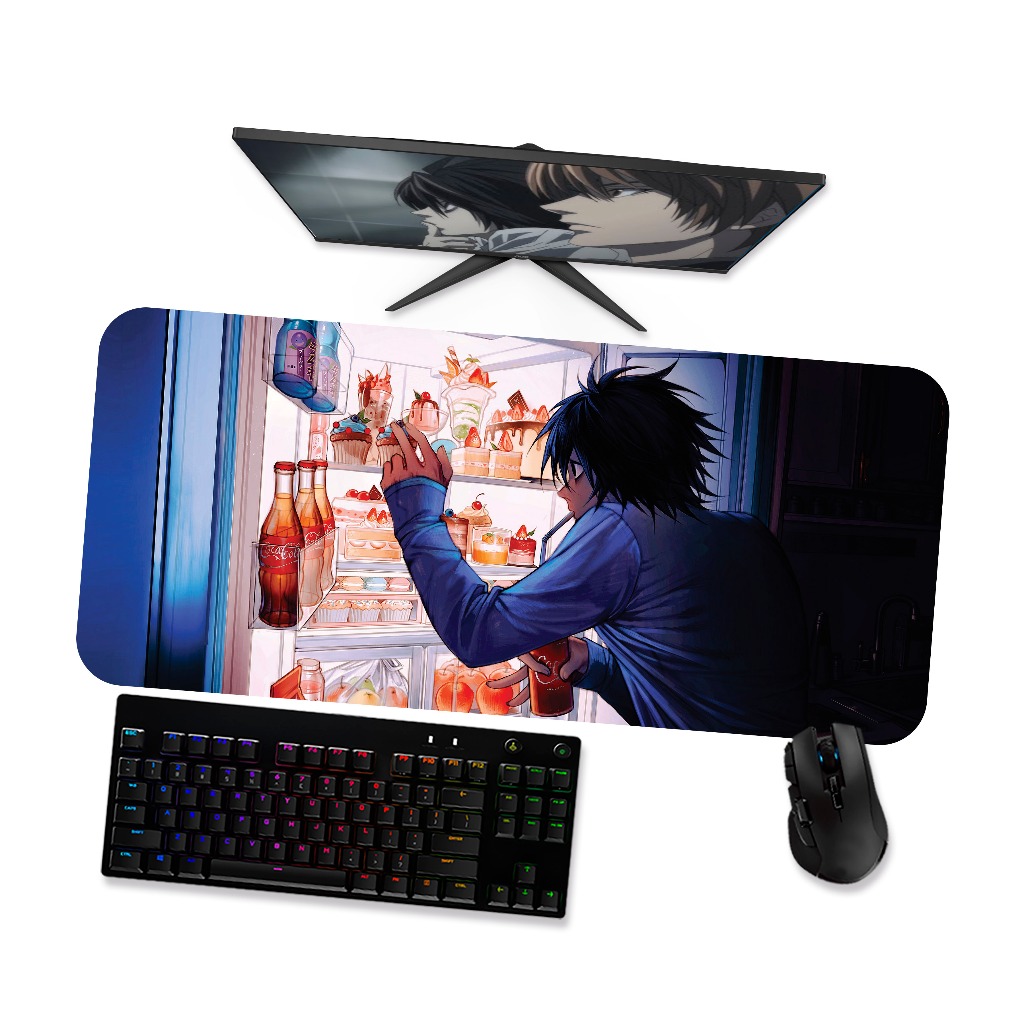 Mouse pad Death Note L Lawliet 1 - Mousepad Gamer 90x40 80x40 60x40 ...