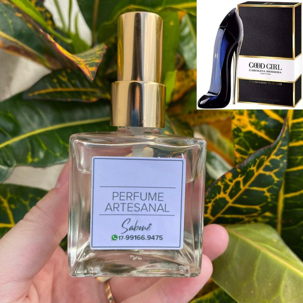 Perfume Sabonê Artesanal - Aroma Good Girl Carolina Herrera 30ml ...