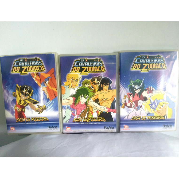 DVD Os Cavaleiros do Zodíaco Box 7 - Saga Poseidon - Original Playarte | Shopee Brasil