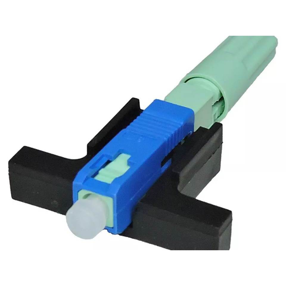 KIT Com 50 Fast Conector E Boot Sc Upc Sm Azul C/ Gabarito | Shopee Brasil