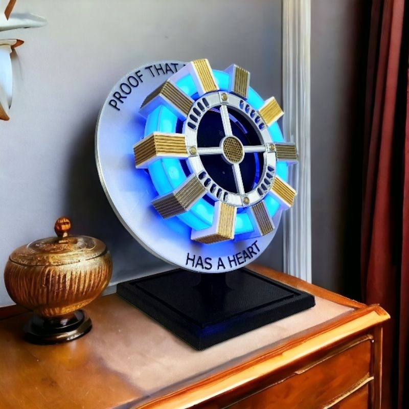 Suporte Alexa Echo dot 3° geração estilo Reator Arc Iron man | Shopee ...