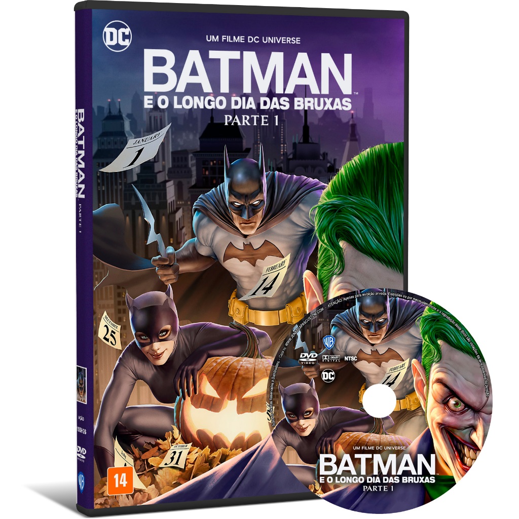 DVD Batman: O Longo Dia das Bruxas - Parte 1 (2021) | Shopee Brasil