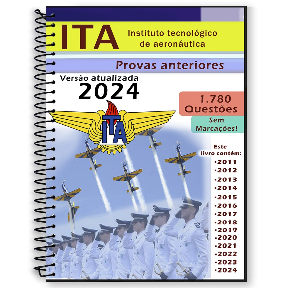 Ita 2024 Provas Anteriores 2011 A 2024 + gabaritos | Shopee Brasil