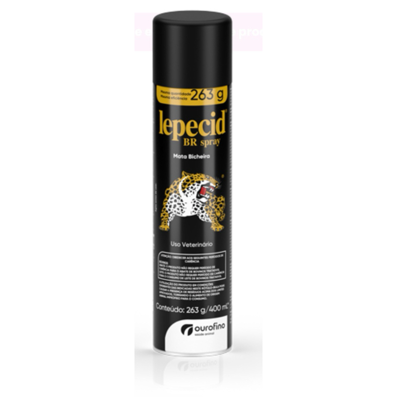 Lepecid Spray 400ml Para o combate às miíases cutâneas (bicheiras) nas ...