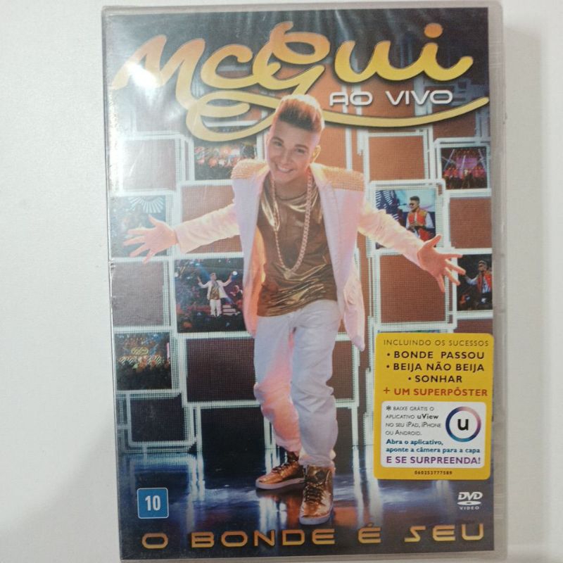 DVD MC GUI AO VIVO/O BONDE É SEU. | Shopee Brasil
