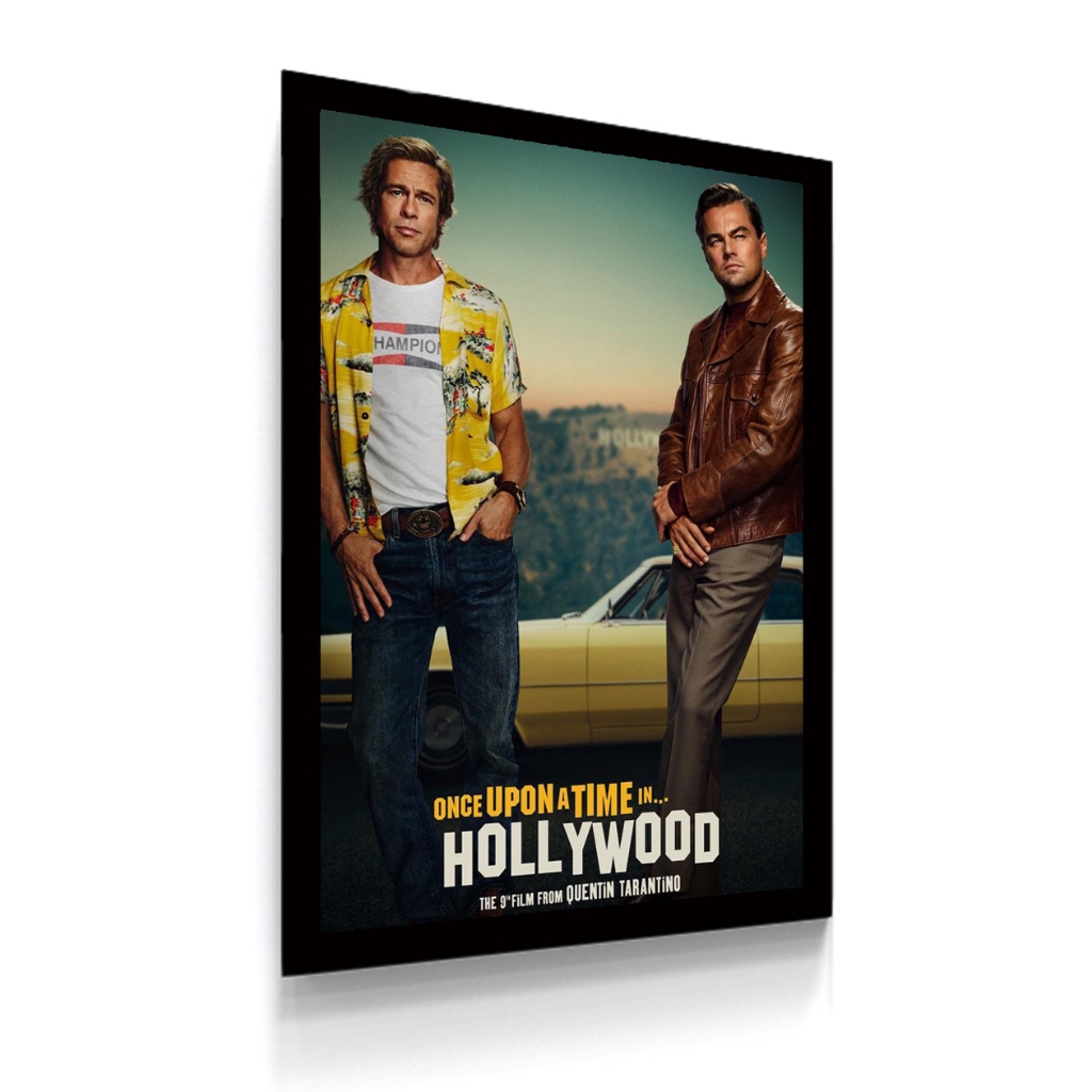 Quadro Decorativo Poster Era Uma Vez Em Hollywood Tarantino A3 Tamanho ...