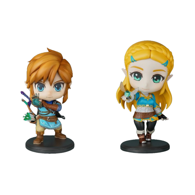Chibis Encantadores da Princesa Zelda e Link - The Legend of Zelda | Shopee Brasil