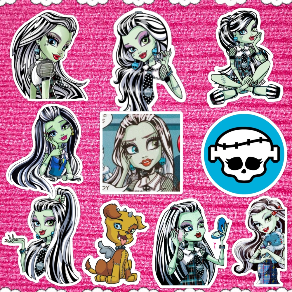 kit stickers adesivos frankie stein monster high mh | Shopee Brasil