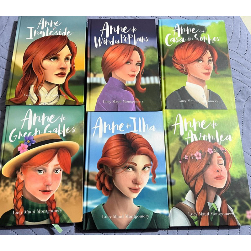 Coleção 6 livros Anne de Green Gables (Capa dura) (Série Netflix Anne ...