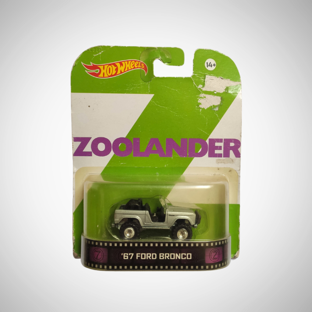 Hot Wheels Zoolander - Ford Bronco 67 - Rodas Borracha Premium - Mattel ...