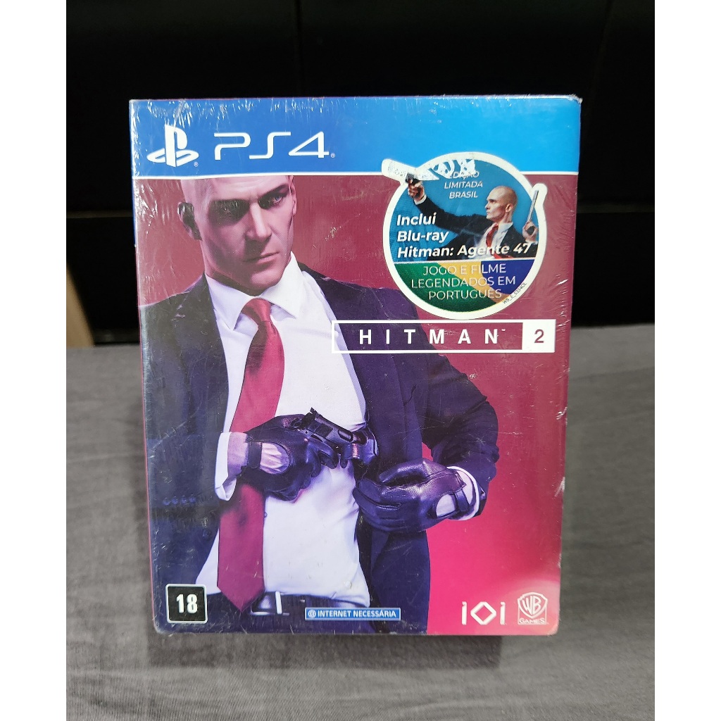 Jogo PS4 Hitman 2 Edição Limitada Mídia Física Novo Lacrado | Shopee Brasil