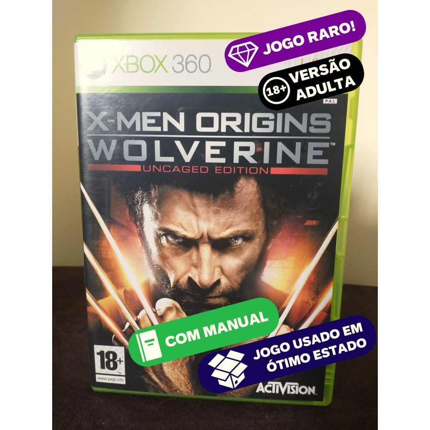 X-Men Origins Wolverine Uncaged Edition (Xbox 360) | Shopee Brasil