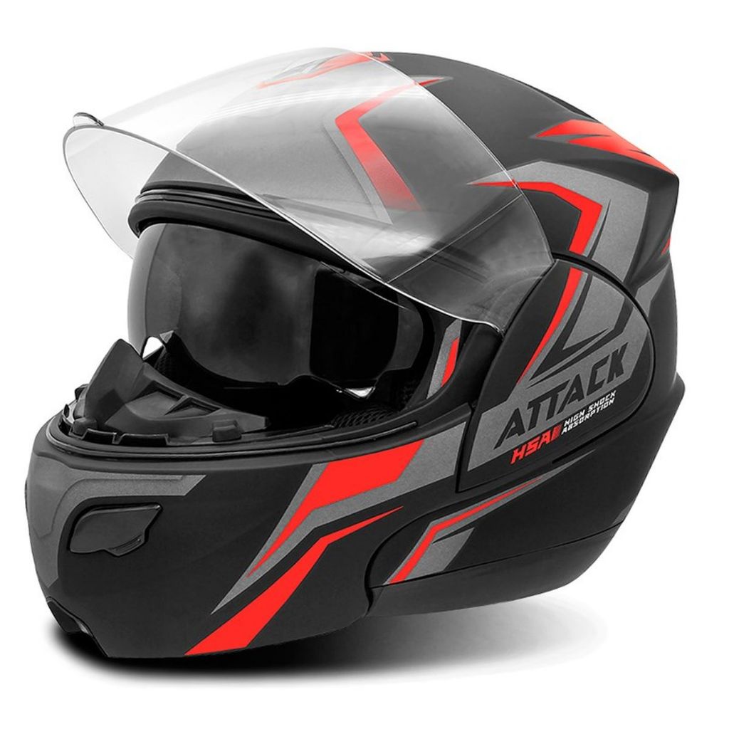 Capacete Moto Escamoteável Robocop Feminino Masculino Pro Tork New ...