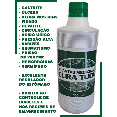 Cura Tudo Suplemento Alimentar 500ml | Shopee Brasil