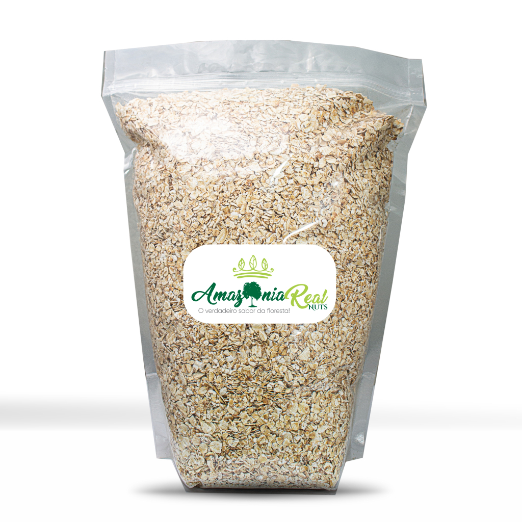 Aveia PREMIUM 4 TIPOS [FLOCOS FINOS/LAMINADA/FARINHA OU FARELO] - 1KG - AMAZÔNIA REAL NUTS ...