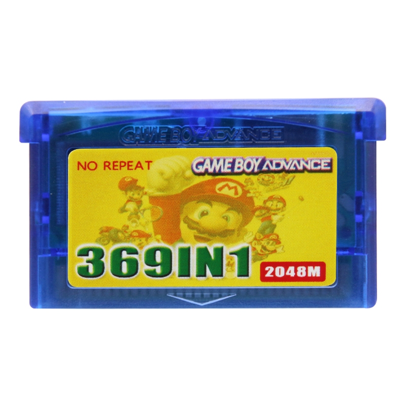 Cartucho Fita 369 Em 1 Game Boy Advance Gba Multi Jogos | Shopee Brasil