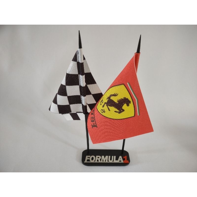 Bandeira de Mesa F1 Fórmula 1 Ferrari Petronas Quadriculada | Shopee Brasil