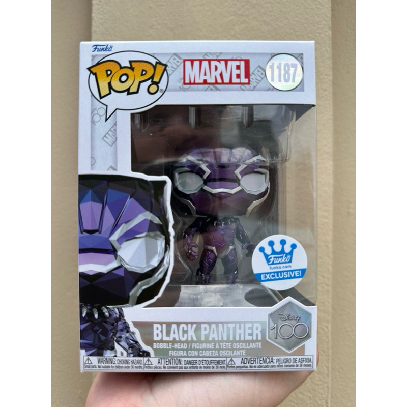 Funko pop! Disney 100th years Marvel- Black Panther Facet #1187 Funko ...