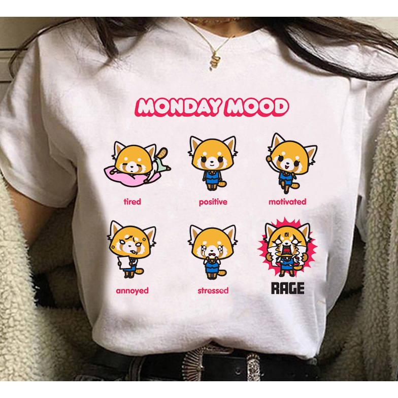 Camiseta Retsuko Rage Unissex | Shopee Brasil