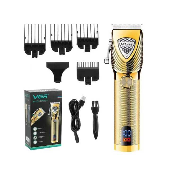Máquina de Corte Profissional Hair Trimmer VGR V-657 Sem Fio | Shopee Brasil