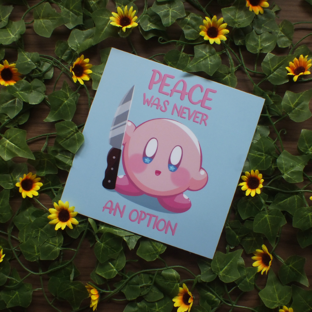 Quadrinho - Kirby - Peace was never an option - Kirby | Shopee Brasil