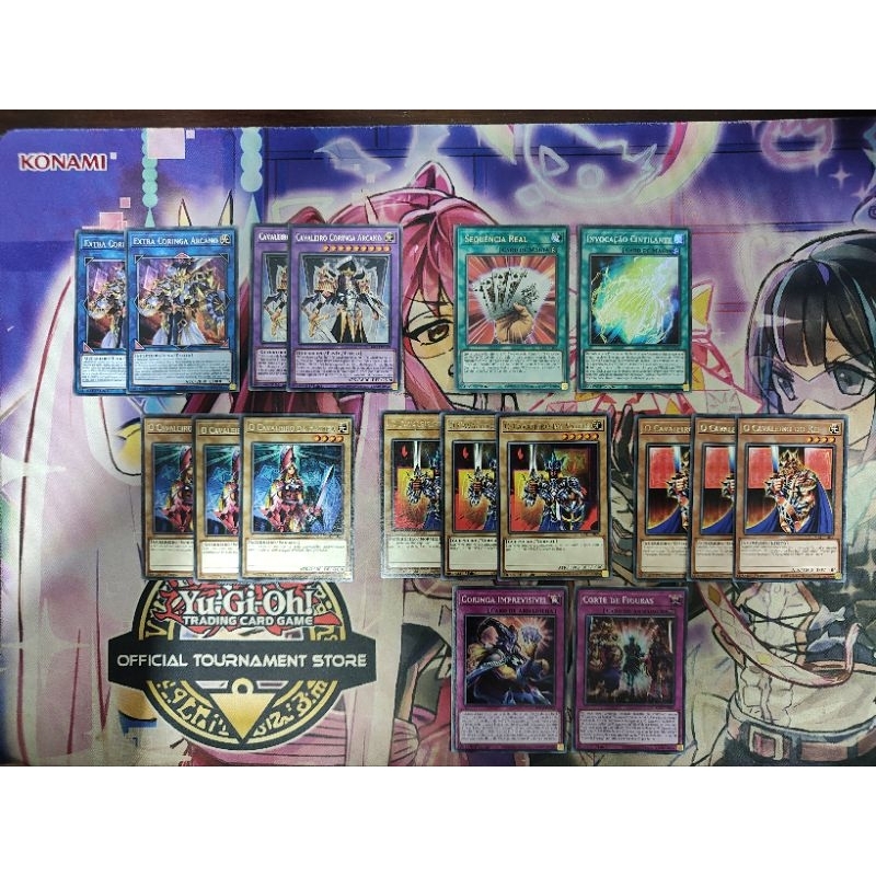 Set Yugioh Cavaleiros Rei, Dama e Valete 17 cartas | Shopee Brasil