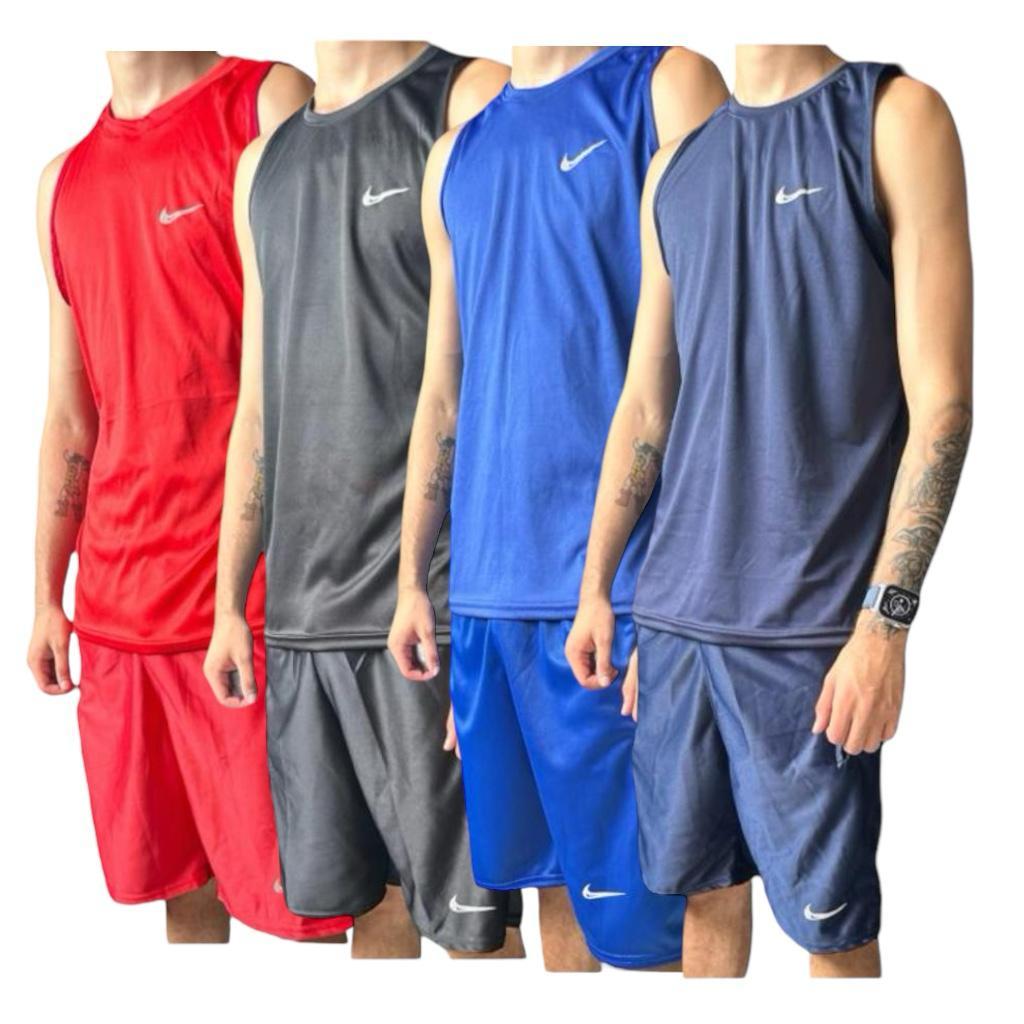 Kit Bermuda com Regata DriFit para Atividade Física e Academia Modelo ...