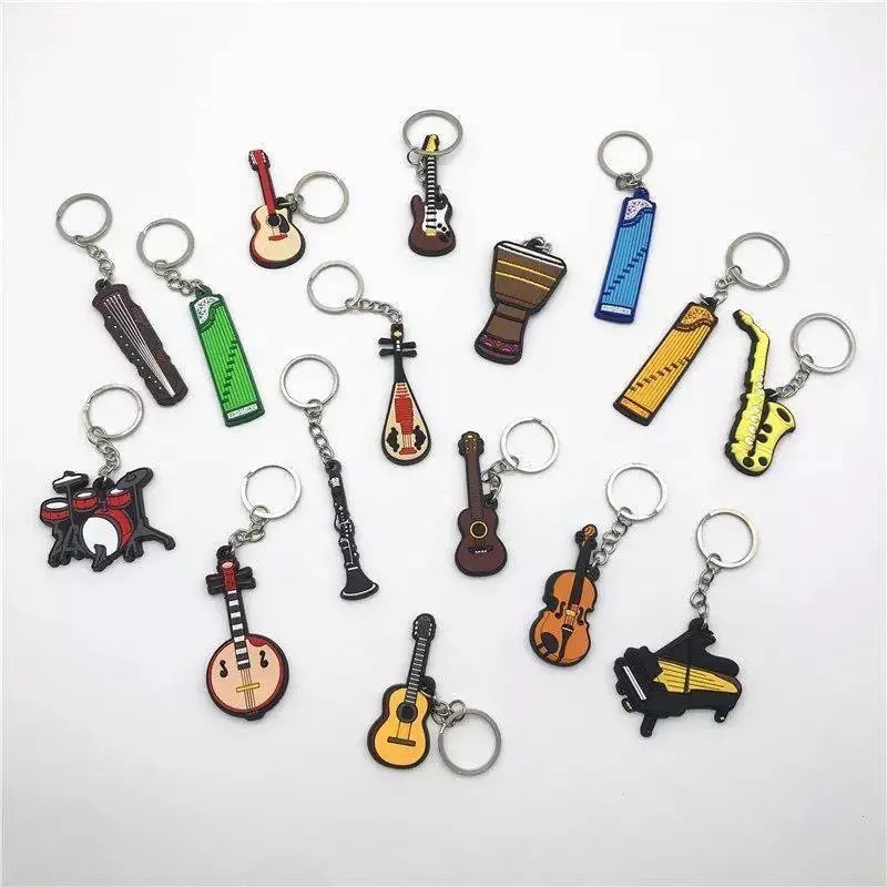 Chaveiro musical violino ukulele bateria piano guitarra clarinete ...