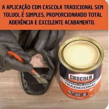cola de Contato sapateiro Tradicional 400g - Cascola - Escorrega o Preço