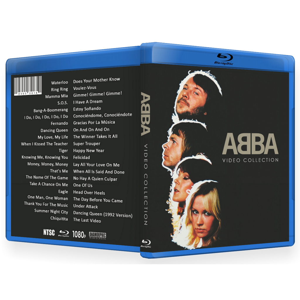 BLU-RAY ABBA - VIDEO COLLECTION (fan made) | Shopee Brasil
