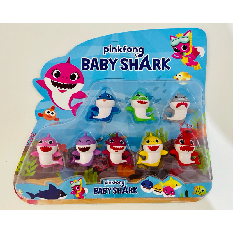 Baby Shark - Kit Bonecos Pink Fong Baby Shark | Shopee Brasil