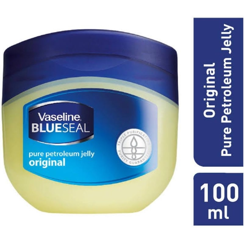 Vaseline Blueseal Hidratante Pure Petroleum Jelly Original 100ml | Shopee Brasil