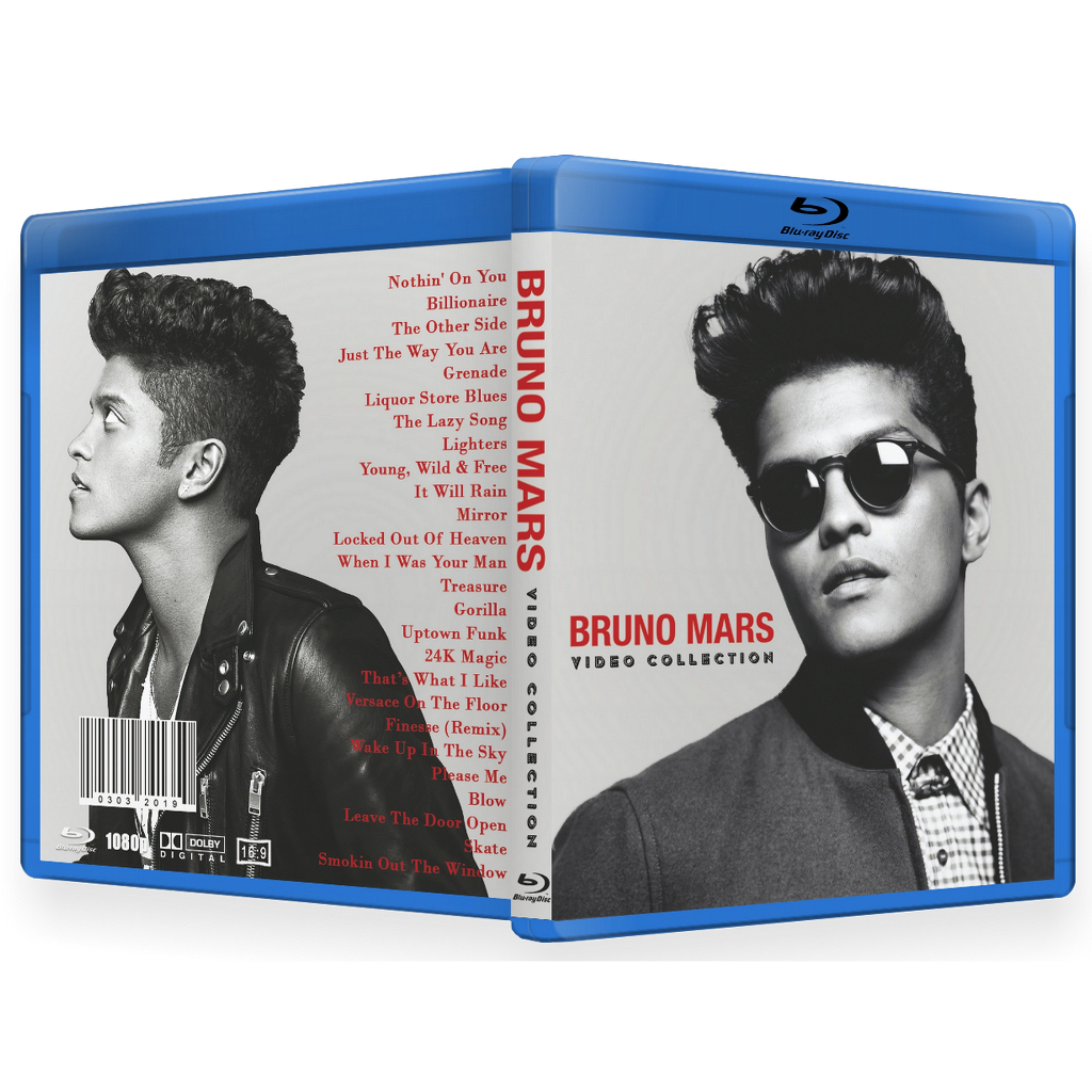 BLU-RAY BRUNO MARS - VIDEO COLLECTION (fan made) | Shopee Brasil