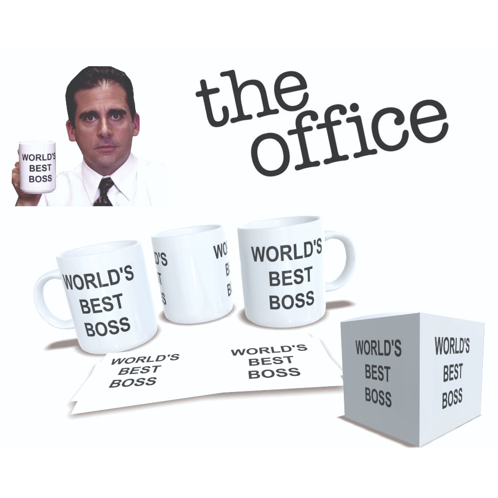 Caneca X cara Porcelana S rie The Office World s Best Boss Michael