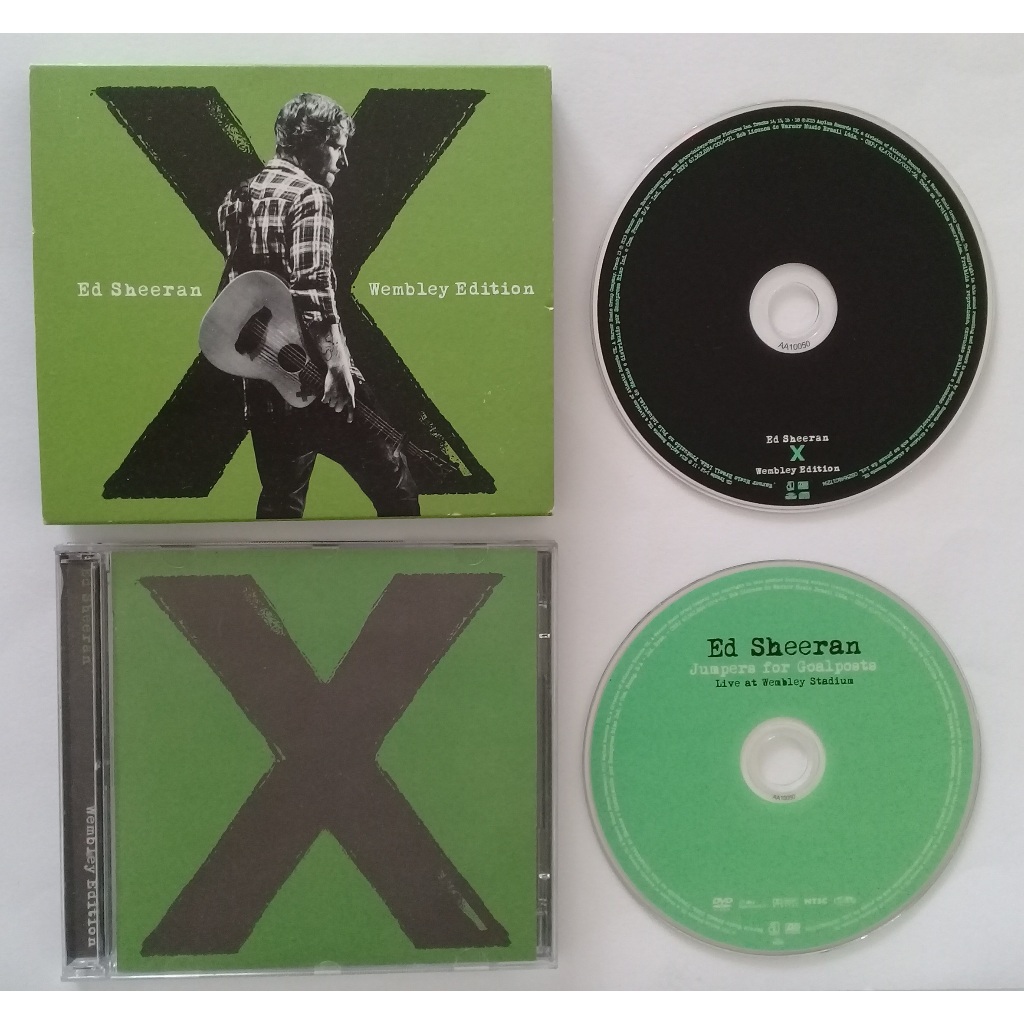 CD + DVD: Ed Sheeran X Wembley Edition | Shopee Brasil