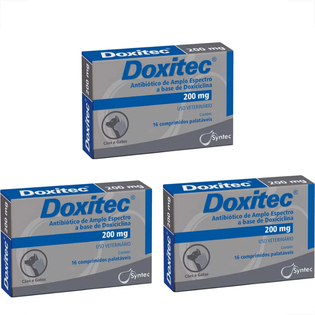 Doxitec Syntec 200mg - 16 Comprimidos 3UN | Shopee Brasil