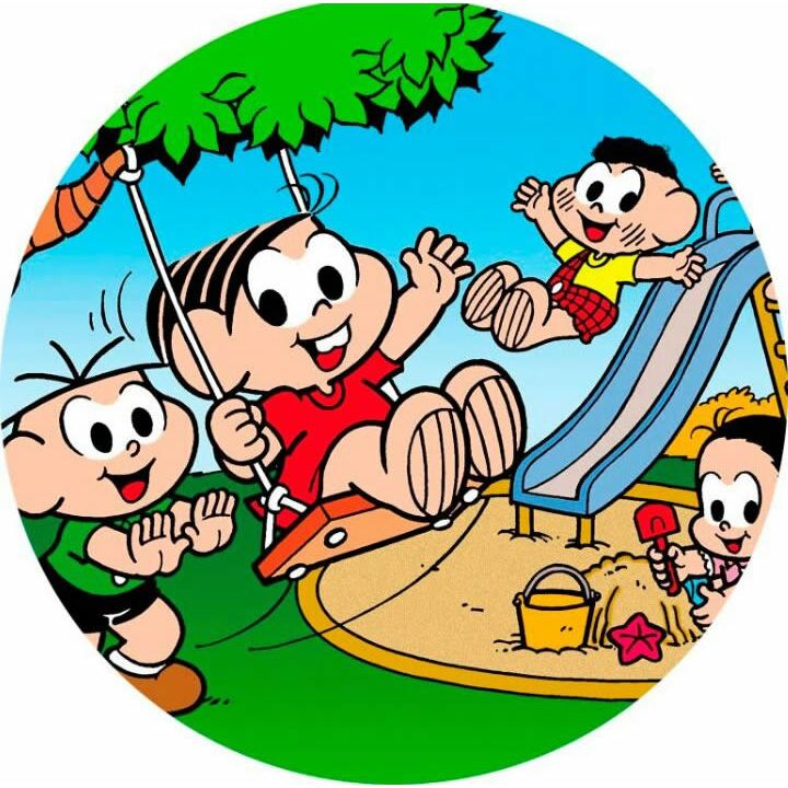 PAPEL ARROZ ESPECIAL TURMA DA MONICA (REDONDO/ RETANGULAR) | Shopee Brasil
