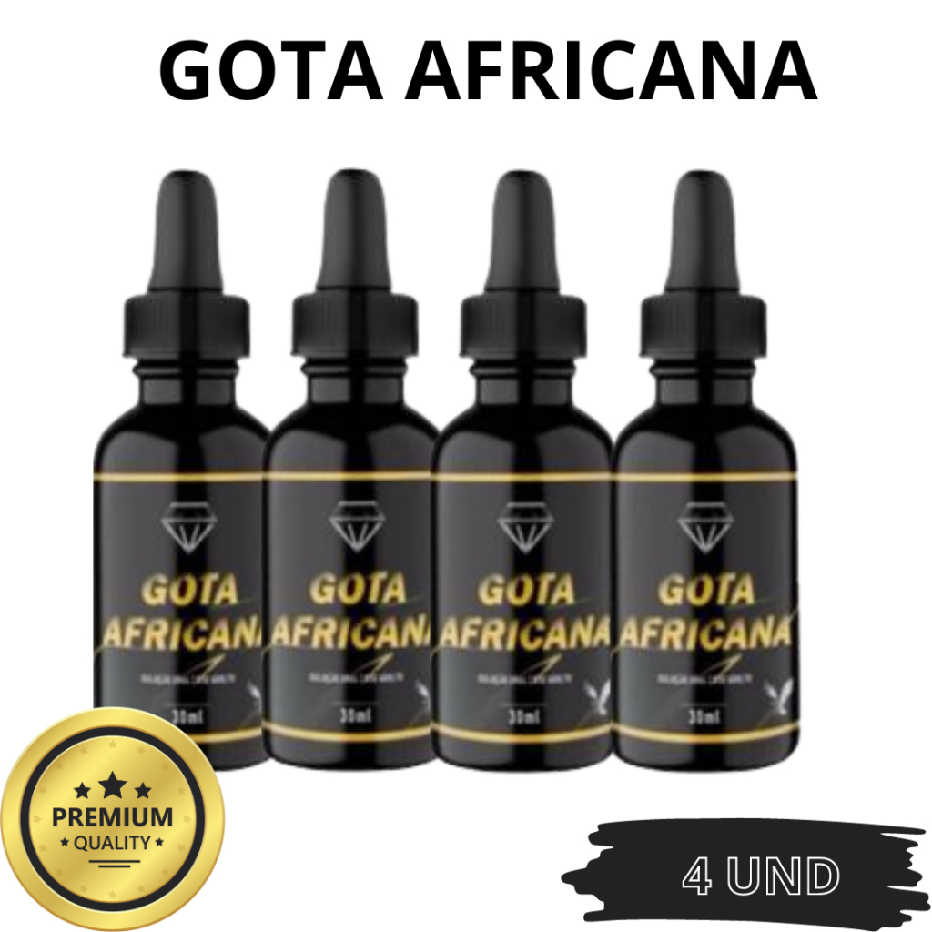 *GOTA AFRICANA* 4 unidades 30 ml ORIGINAL OFERTA | Shopee Brasil