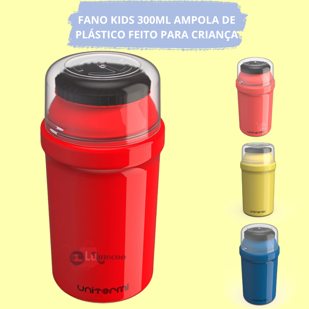 Garrafa de café Térmica pequena agua e chocolate quente Fano Kids ...