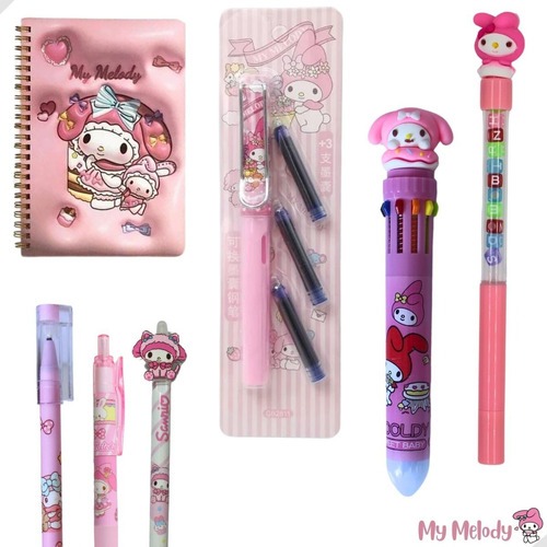 Kit Escolar Sanrio Turma Hello Kitty Fofo Divertido Kawaii, material ...