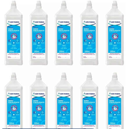 Kit C/10 Soro Fisiol Adv 500ml | Shopee Brasil