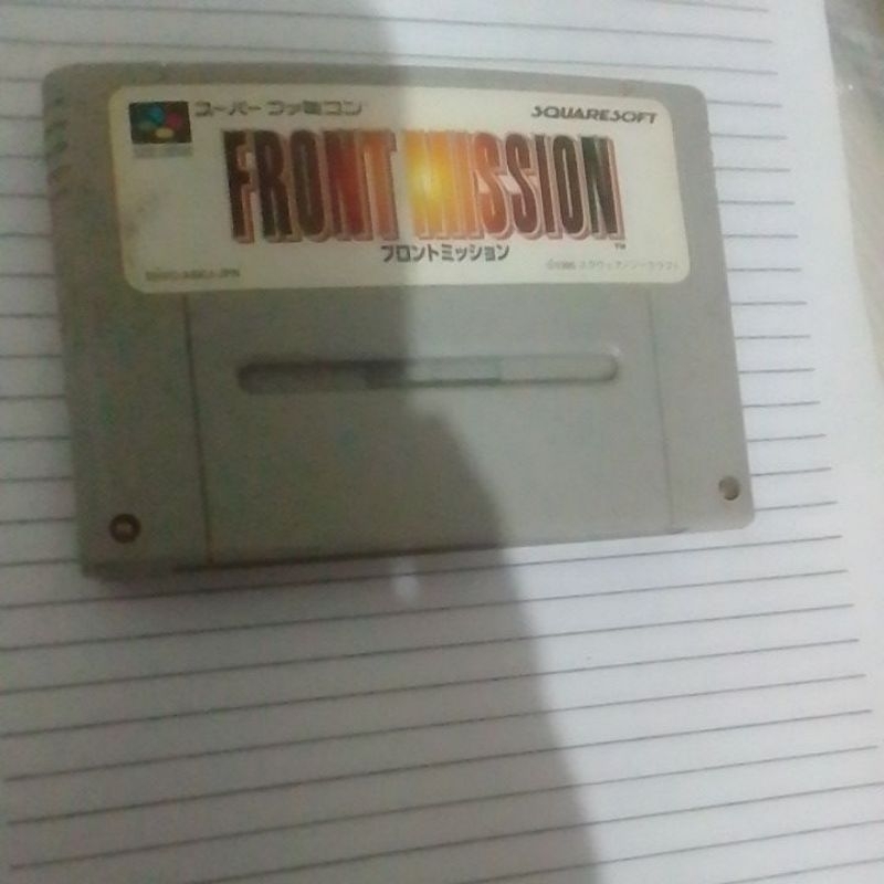 Cartucho de Super Nintendo Famicom Front mission original | Shopee Brasil