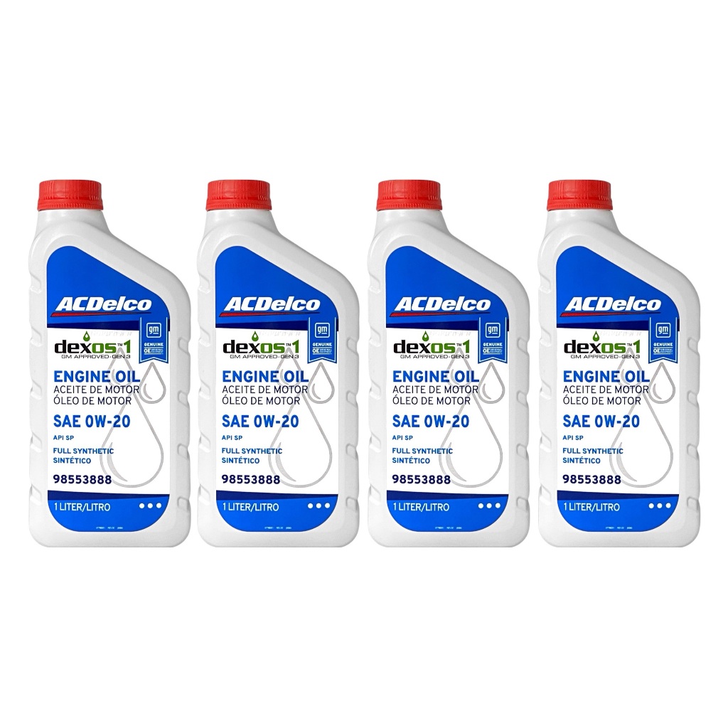 Oleo 0w20 ACDelco API SP Sintetico Dexos 1 - Kit 4 Litros | Shopee Brasil