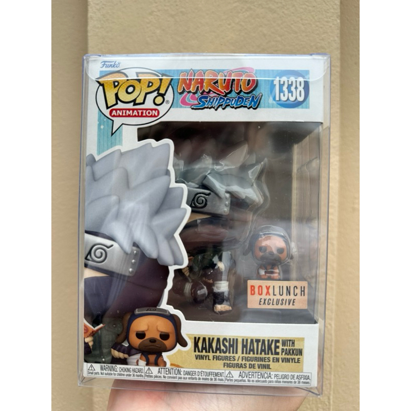 Funko pop! Naruto Shippuden- Kakashi hatake with Pakkun #1338 Boxlunch ...