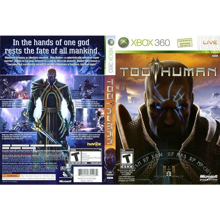 Too Human P/ XBOX360 (LTU/LT/JTAG/RGH) | Shopee Brasil